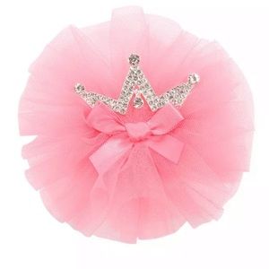 Accessories | 3 Tulle Princess Crown Hair Clips | Poshmark